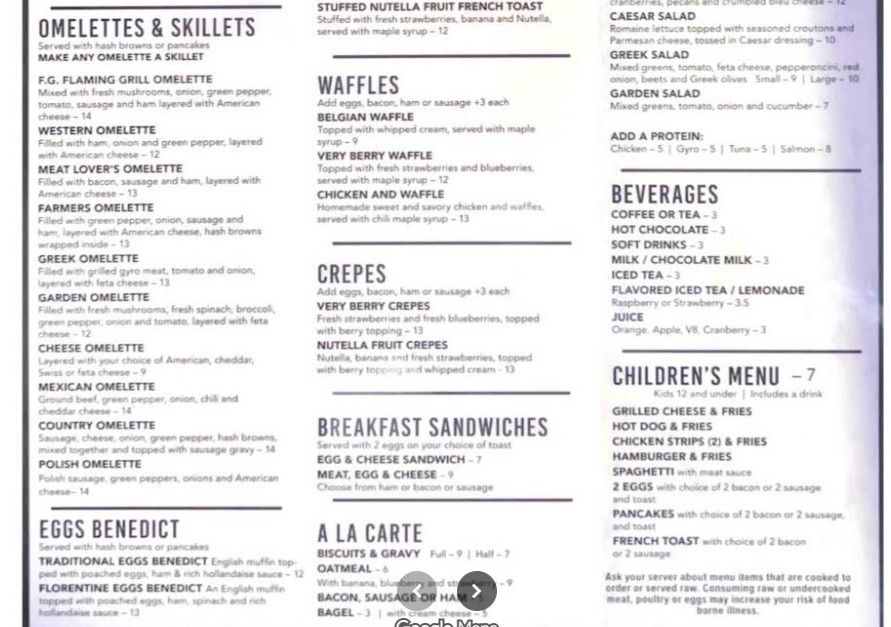 Flaming Grill Family Dining Restaurant – Greek & American Comfort Food